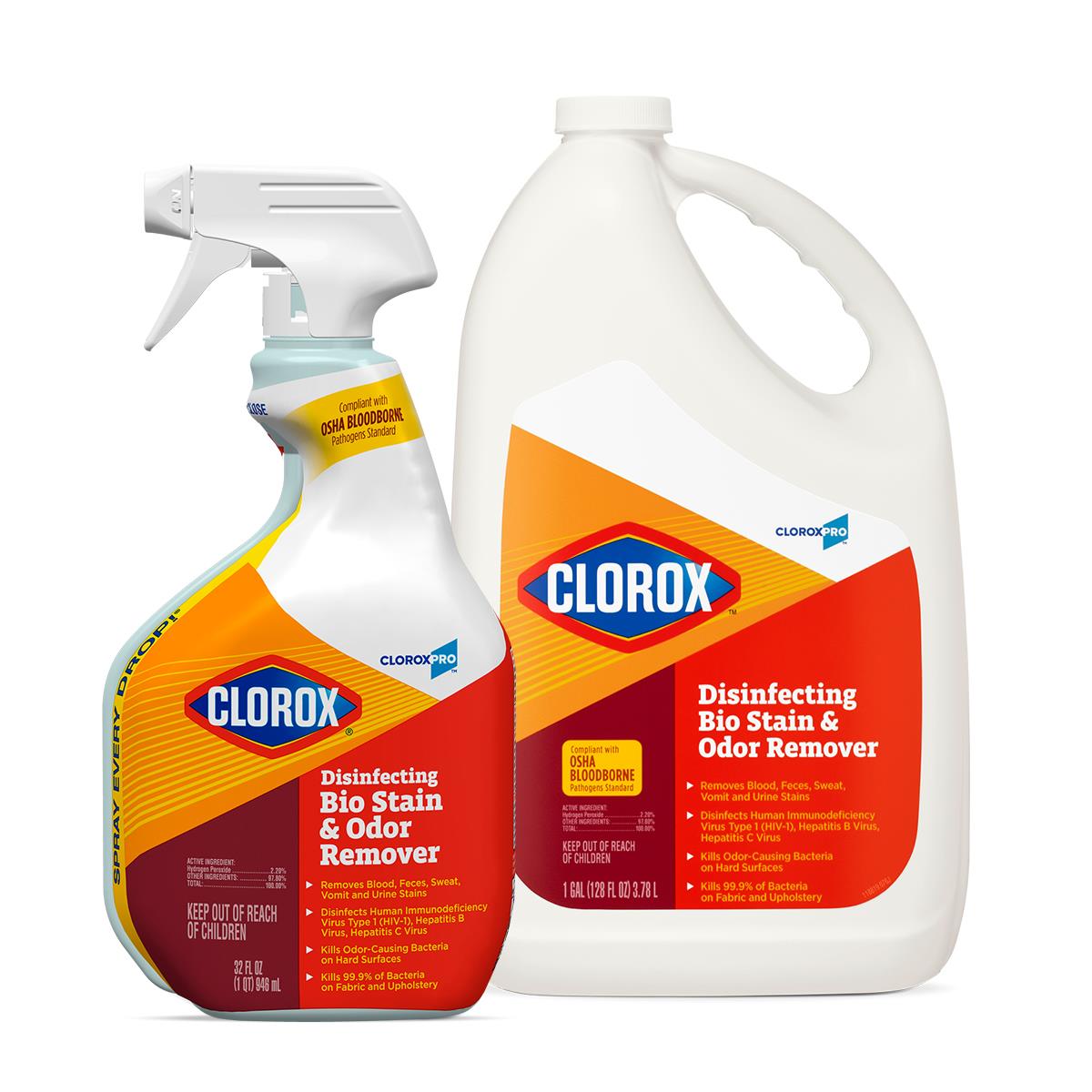 Clorox Disinfecting Bio Stain and Odor Removers | Medline