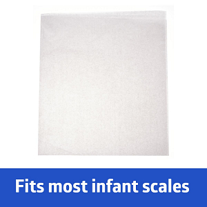 Medline Precut Standard-Crepe Infant Scale Paper Liners | Medline