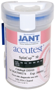 Accutest 10-Panel Split Cup Drug Screen Test | Medline Industries, Inc.