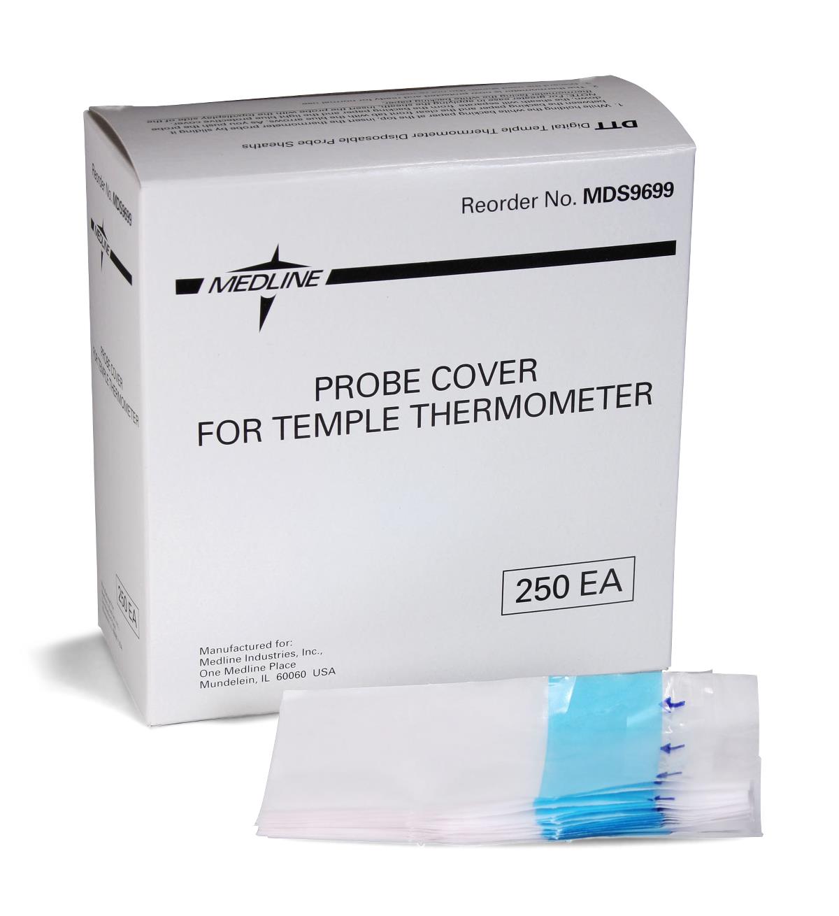 Medline Probe Covers for Temple Thermometers | Medline