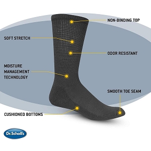 Dr. Scholl's Mild Compression Diabetic Socks | Medline Industries, Inc.