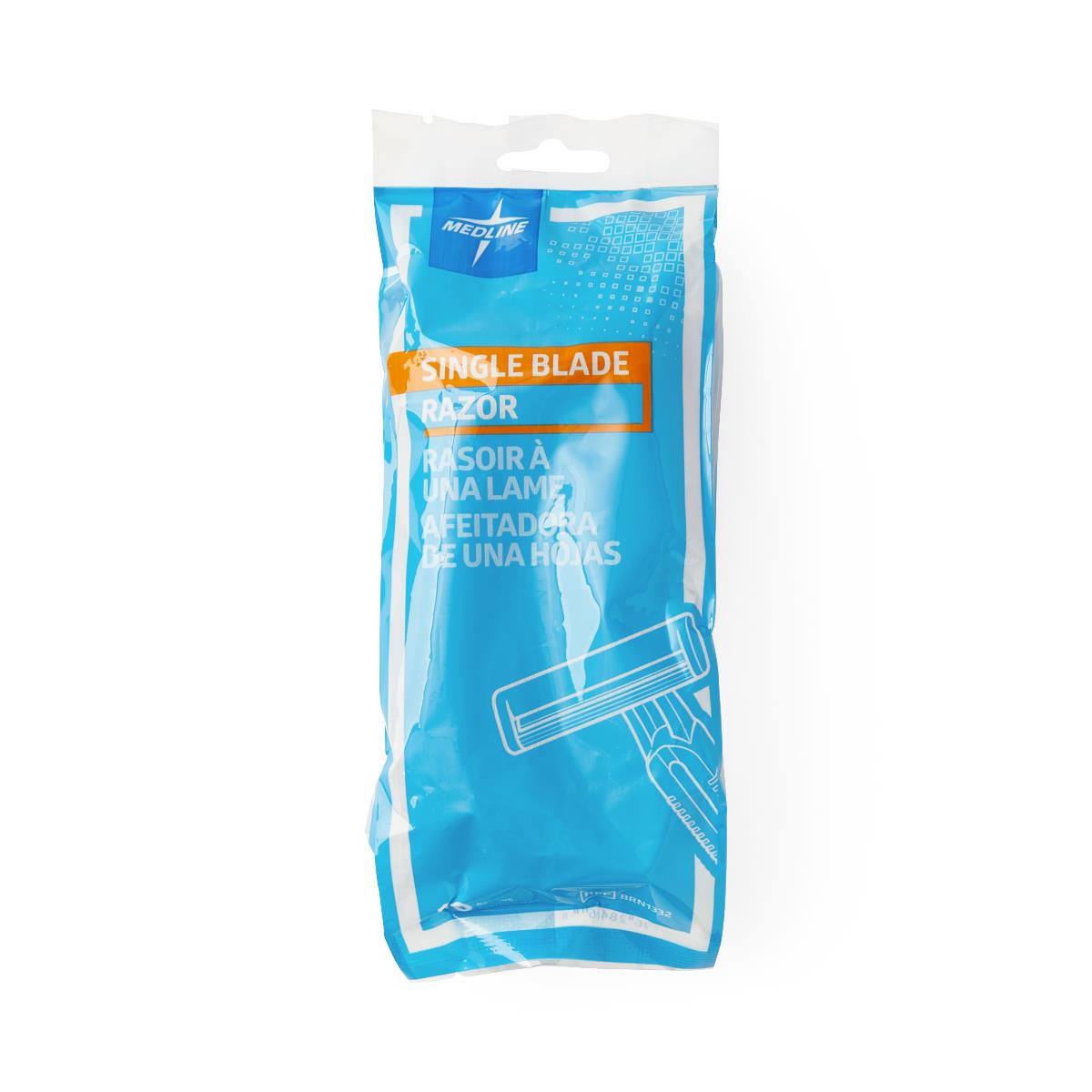 Medline Single Blade Facial Razors | Medline