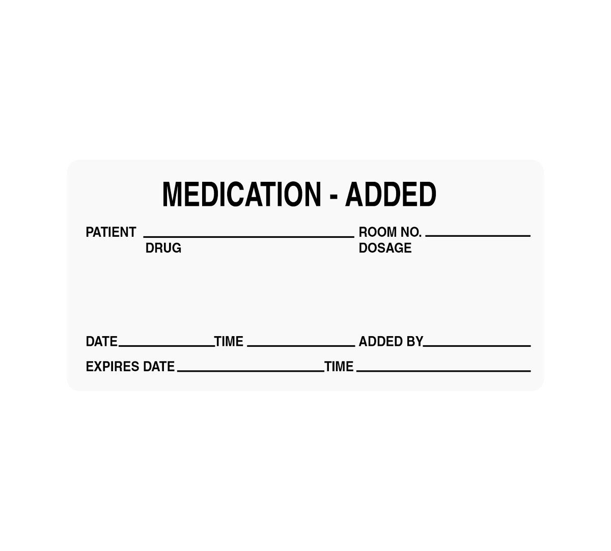 Centurion Medication Added Chart Labels | Medline