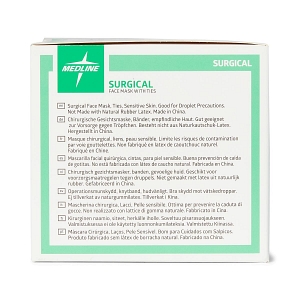 Sensitive Skin Surgical Face Masks with Ties | Medline Industries, Inc.