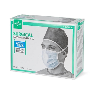 ASTM Level 1 Surgical Masks with Horizontal Ties | Medline Industries, Inc.