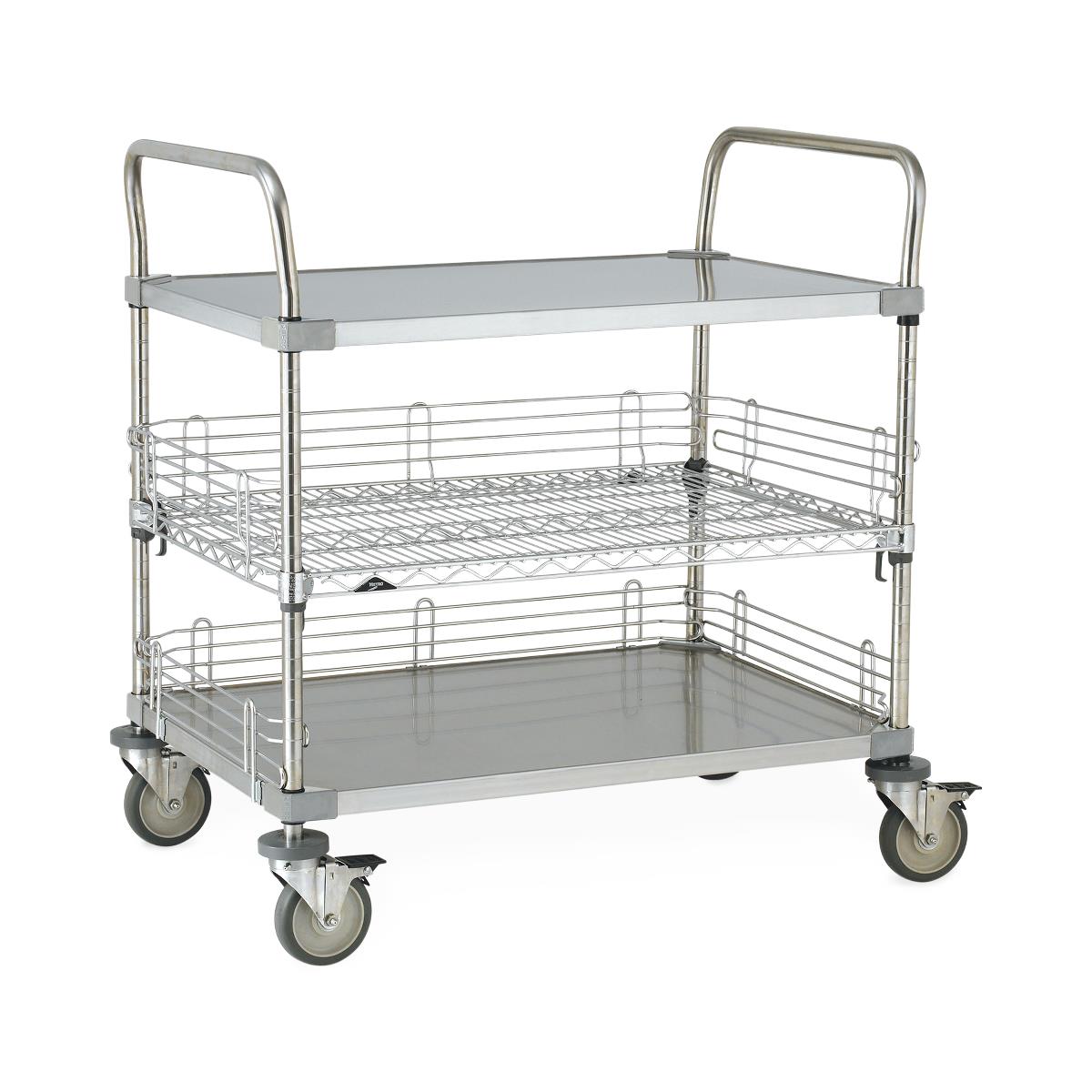 Intermetro Stainless Steel Open Case Carts | Medline