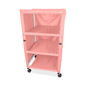 PVC Medium Linen Carts with New Era Infection Control Design | Medline