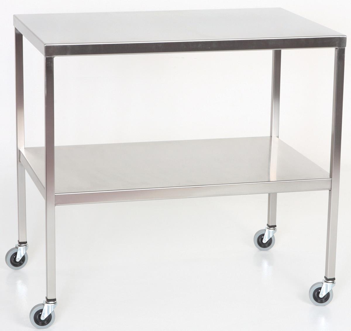 Stainless Steel Instrument Tables with Shelf | Medline