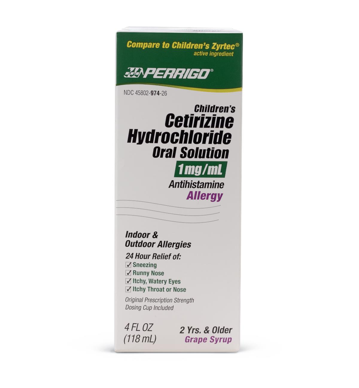 Children's Cetirizine Syrup | Medline