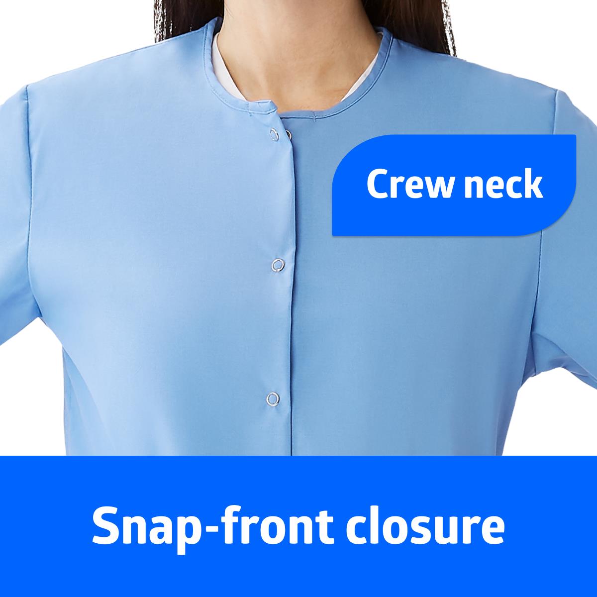 AngelStat Women's Snap-Front Scrub Tops (Style 850) | Medline
