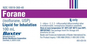 Forane Anesthesia Inhalant | Medline Industries, Inc.