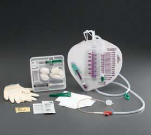 LUBRI-SIL I. C. COMPLETE CARE Drain Bag Foley Tray | Medline Industries ...