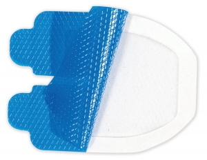 IV Clear Silicone Adhesive Securement Dressings with CHX & Silver ...