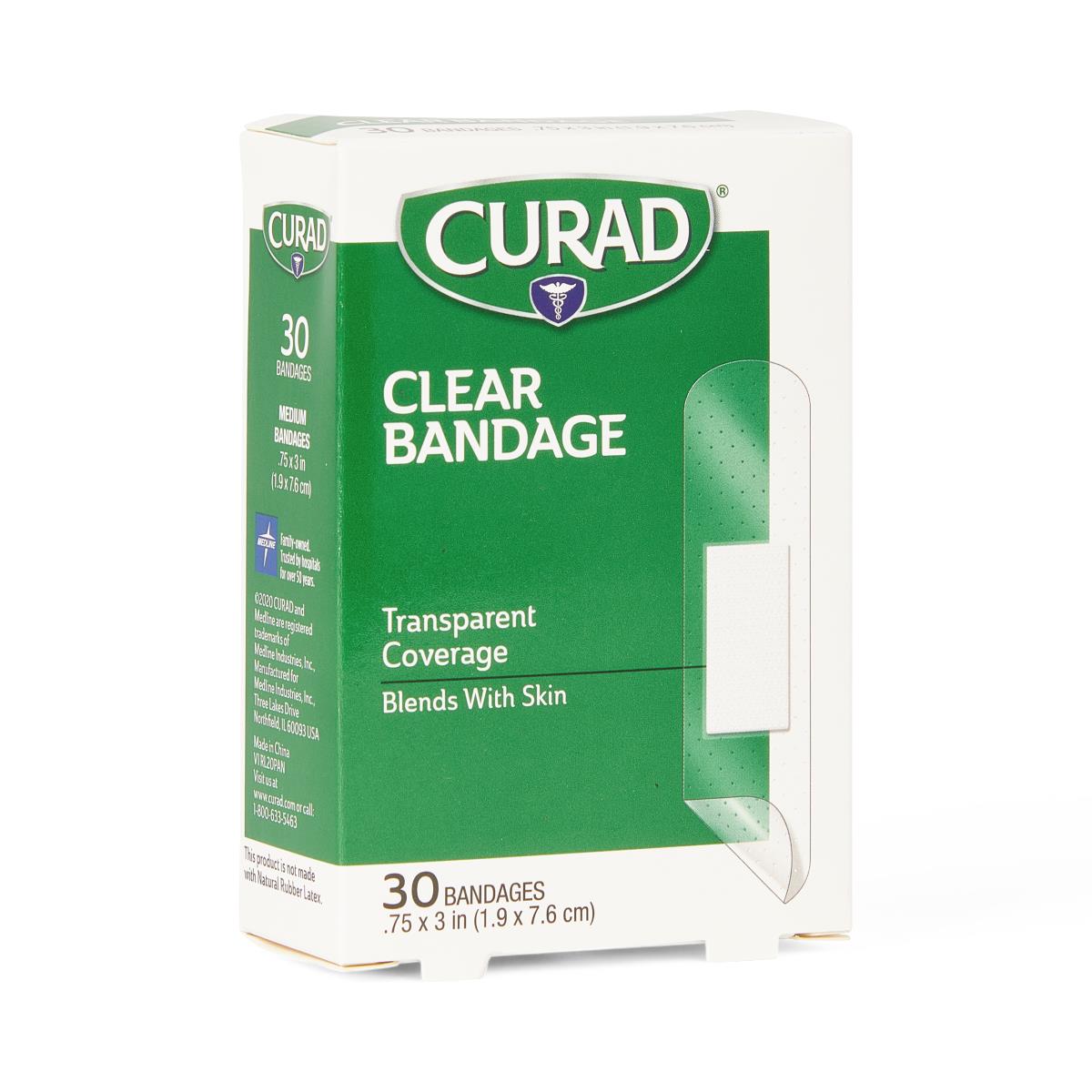 CURAD Clear Adhesive Bandages | Medline