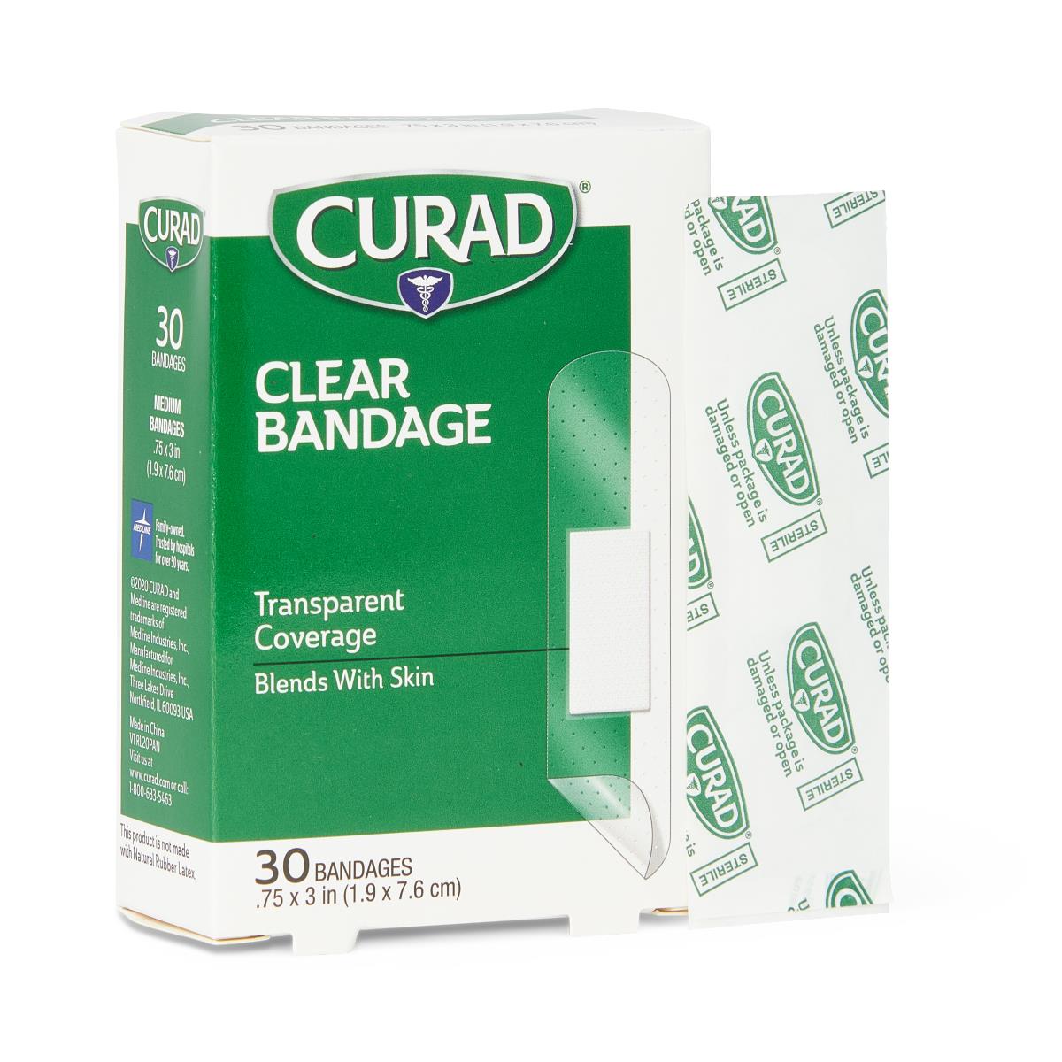 CURAD Clear Adhesive Bandages | Medline
