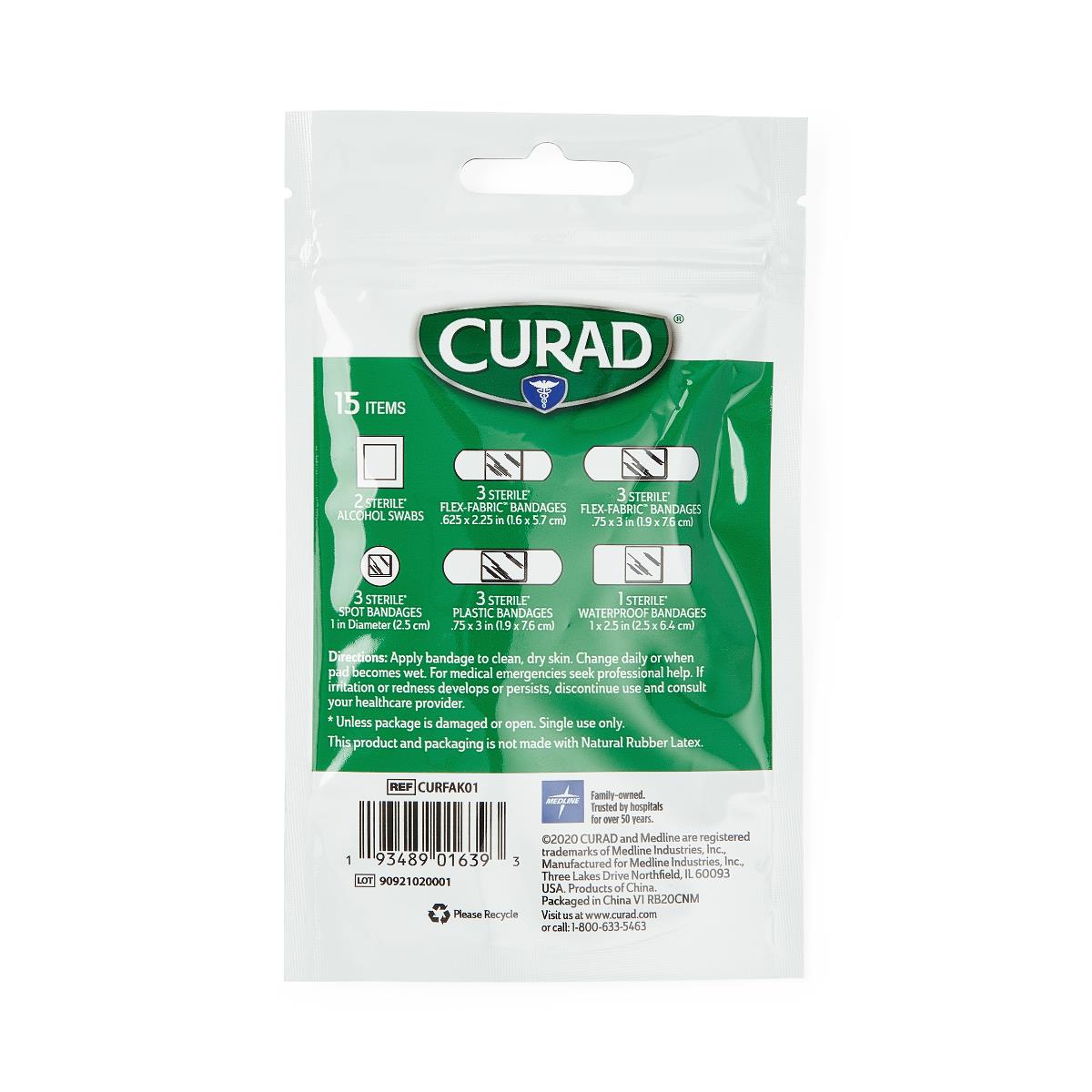 CURAD First Aid Portable Pack | Medline