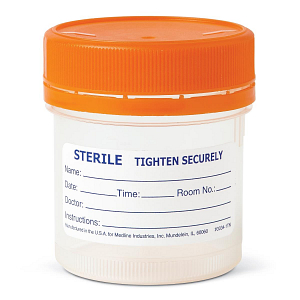 Medline Specimen Container with Tamper-Evident Seal | Medline ...