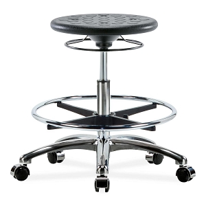 Huron Class 10 Clean Room Medium Bench-Height Stools | Medline ...