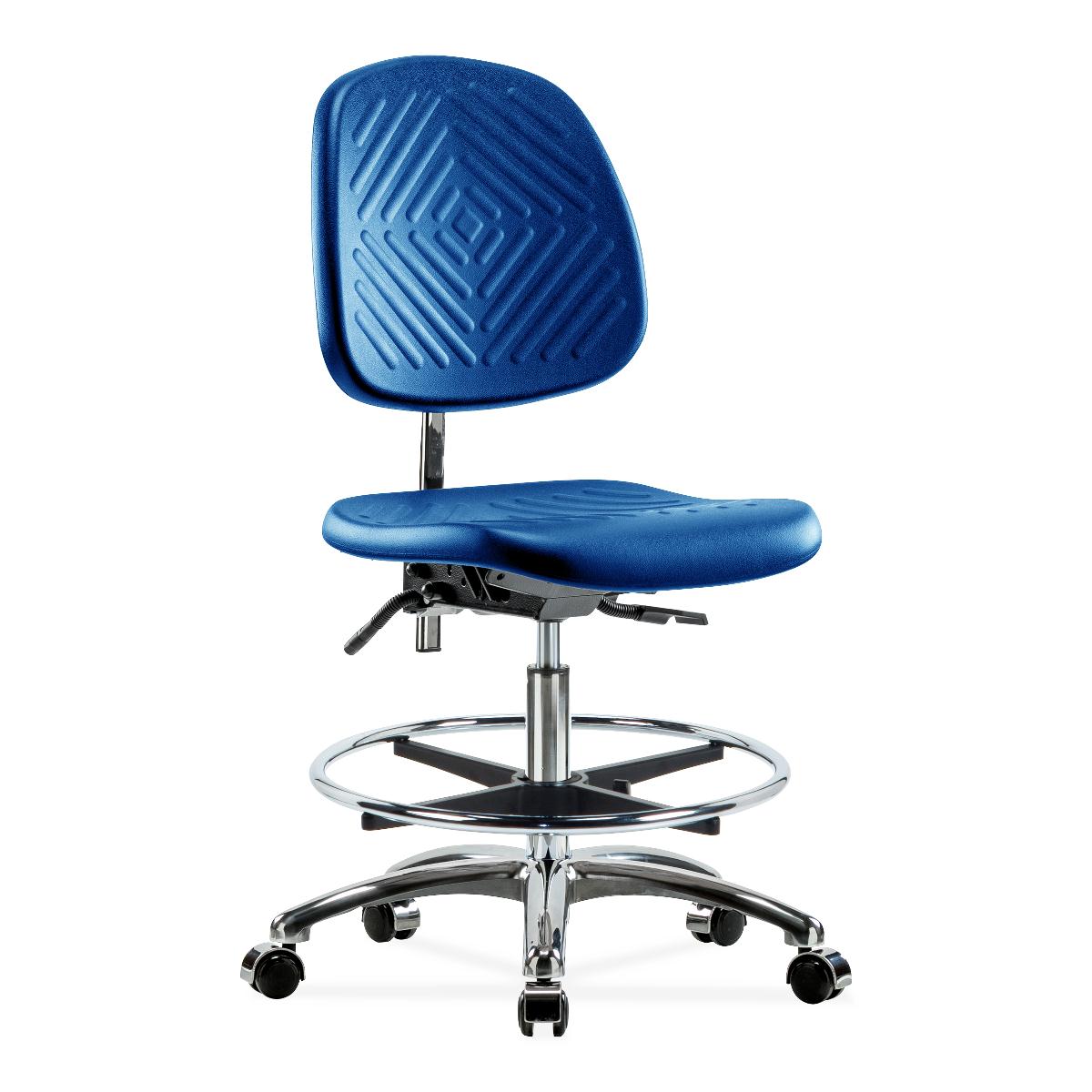 Class 10 Clean Room Medium Bench-Height Chairs with Medium Backs | Medline