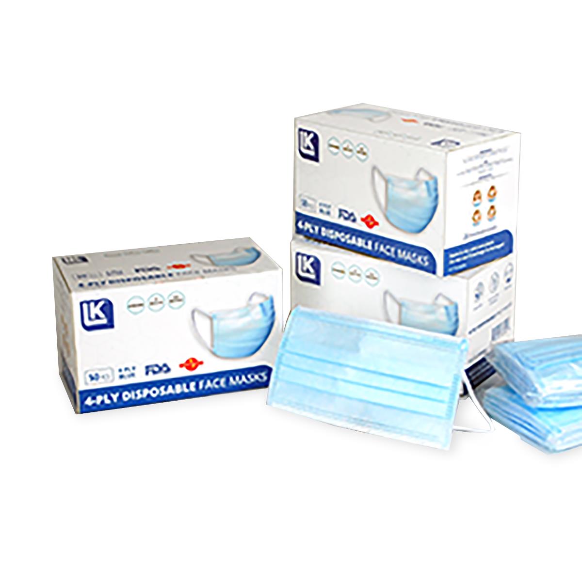 Elkay 4-Ply Disposable Face Masks | Medline