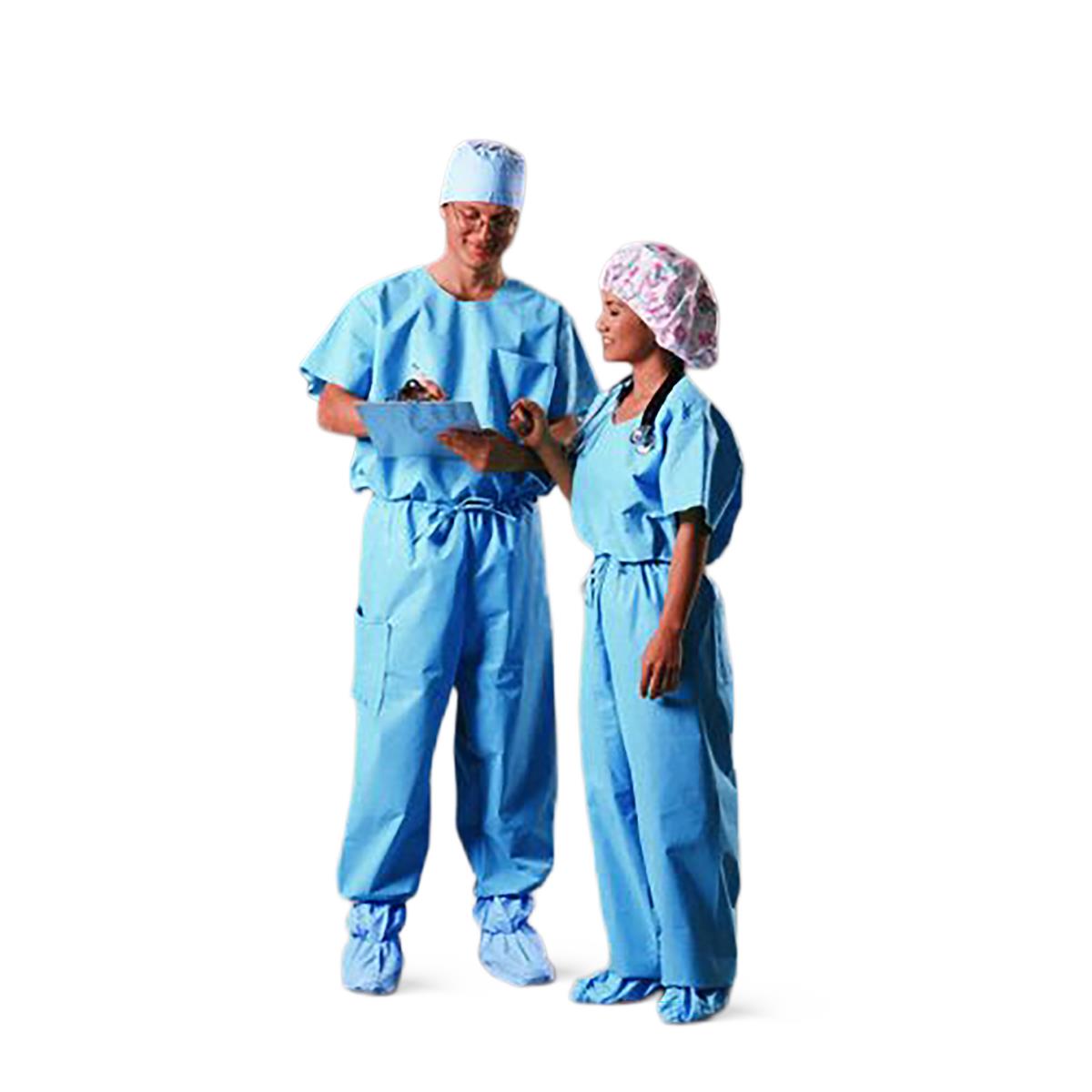 Halyard Novaplus Unisex Disposable Scrub Tops | Medline