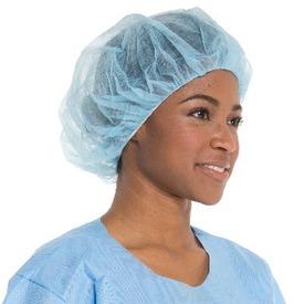 Novaplus 3-Layer SMS Bouffant Caps | Medline