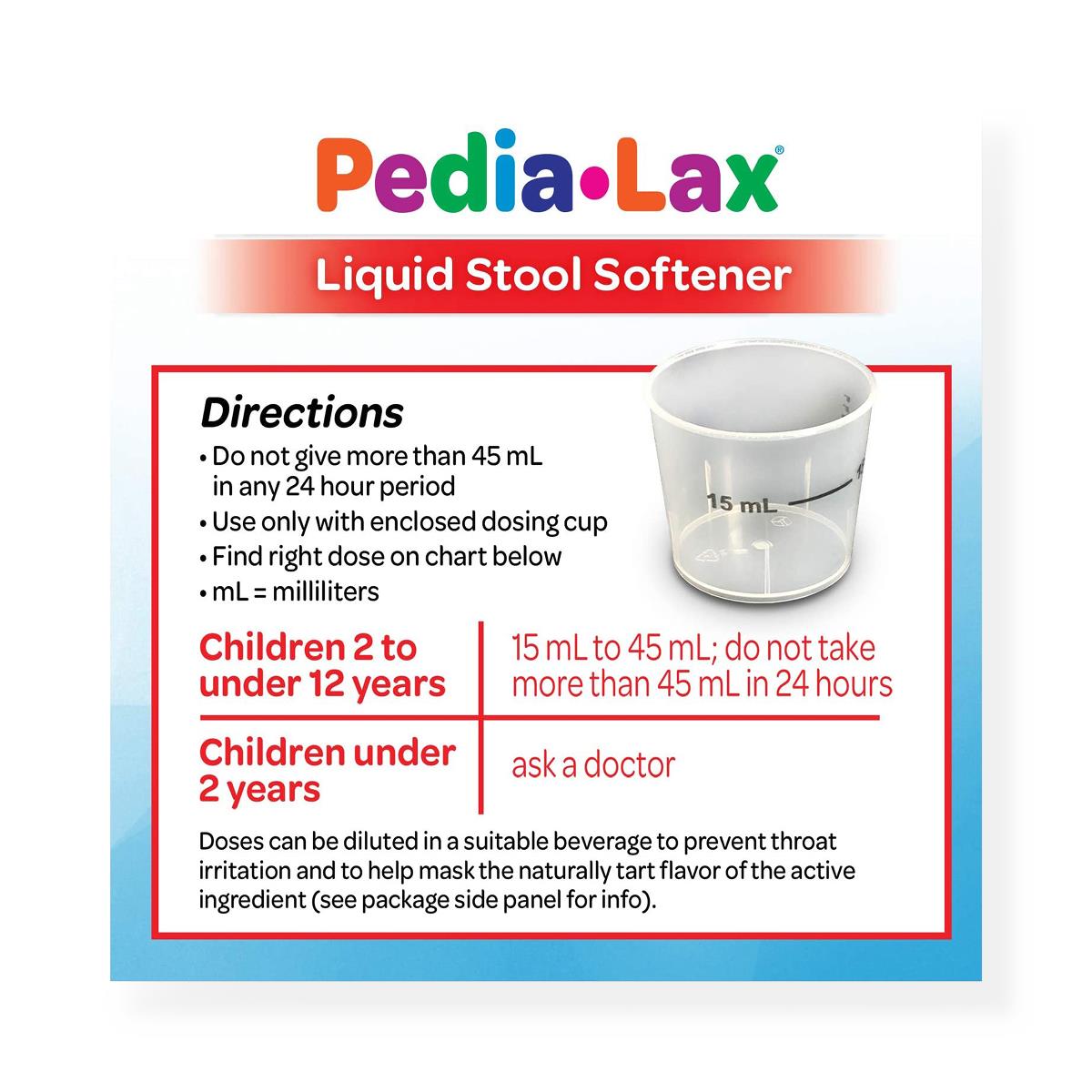 Pedia-Lax Stool Softener | Medline