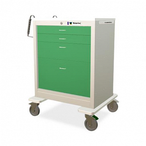 Fairway Green Steel Medical Carts with 4 Drawers | Medline Industries, Inc.