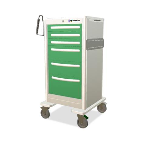 Fairway Green Aluminum Treatment Cart with 6 Drawers | Medline