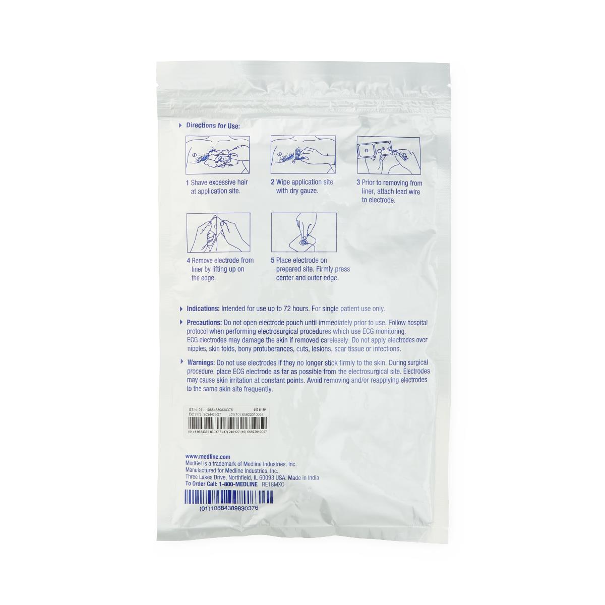 MedGel Radiotranslucent Tape Electrode | Medline