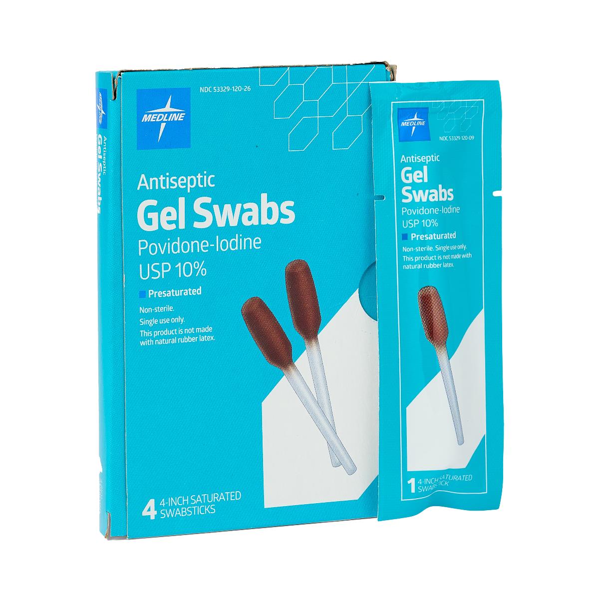 Medline Antiseptic Povidone-Iodine Swabs | Medline