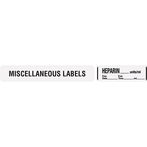 Miscellaneous Pre-Cut Medication Labels | Medline