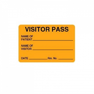 Centurion Visitor Labels with Room Number | Medline Industries, Inc.