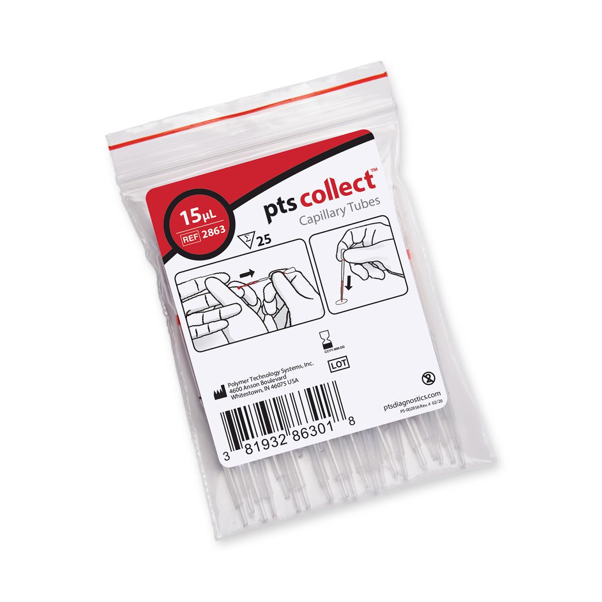 PTS Collect Capillary Tubes | Medline