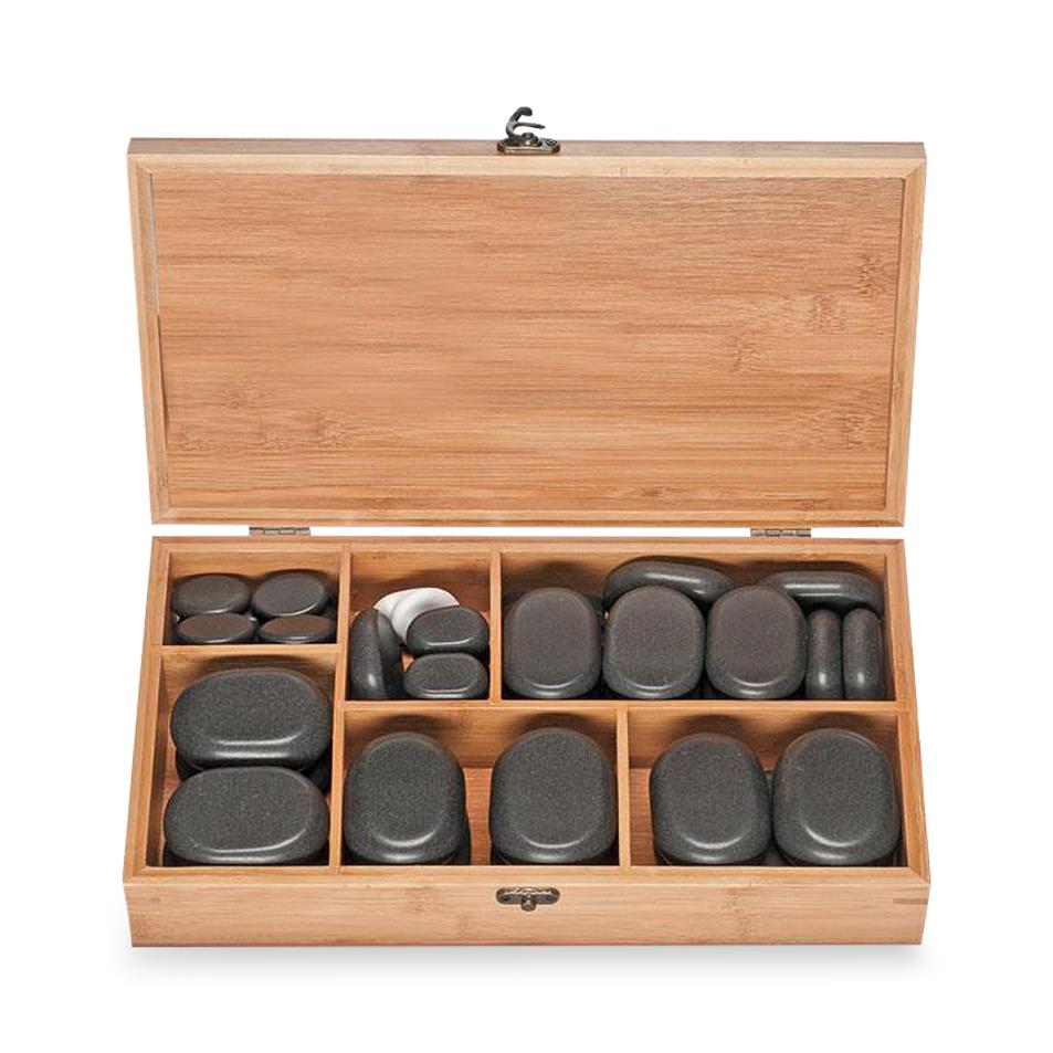 45-Piece Hot and Cool Stone Set | Medline