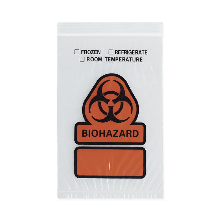 RD Plastics Biohazard Specimen Bags | Medline