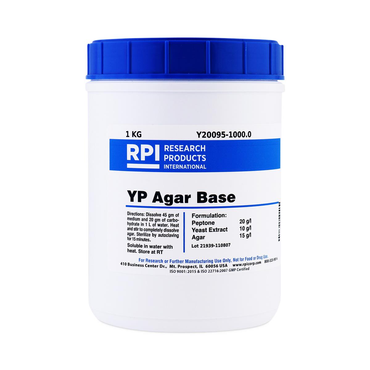 YPD Agar Base | Medline