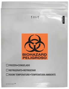 Speci-Zip Reclosable Clear Biohazard Bags | Medline Industries, Inc.
